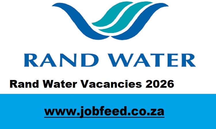 Rand Water Vacancies 2026: X4 Posts @www.randwater.co.za » Jobfeed.co.za